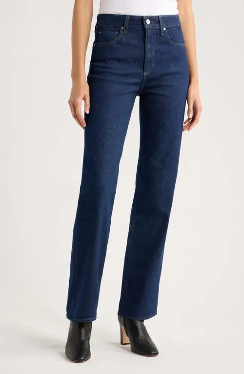 Paige Stevie High Waist Straight Leg Jeans - Amora