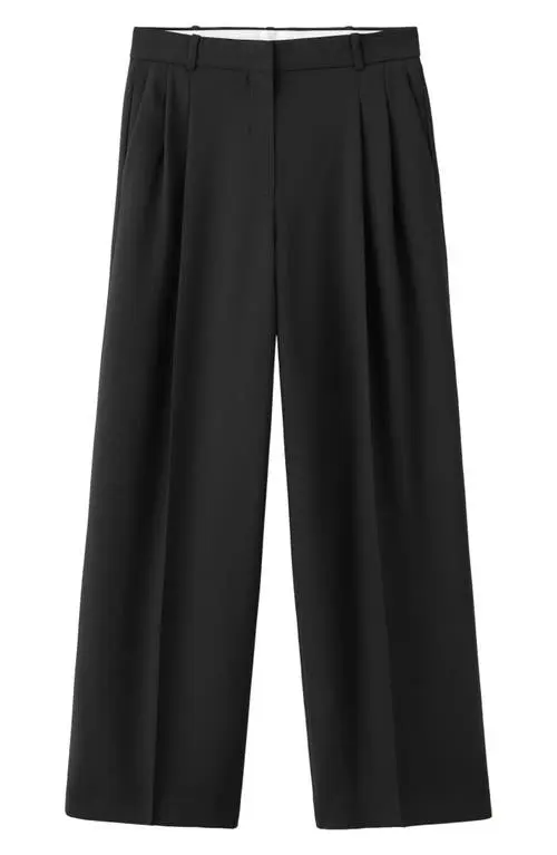 Mango Roma Straight Leg Tailored Trousers