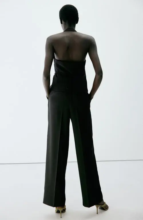 Mango Roma Straight Leg Tailored Trousers