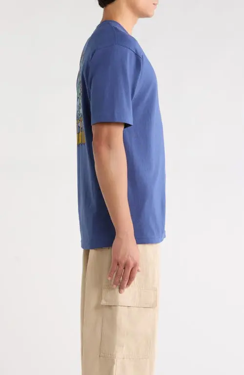 VANS Living Legend Cotton Graphic T-shirt - True Navy