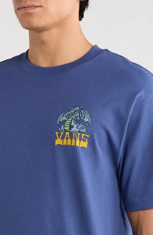 VANS Living Legend Cotton Graphic T-shirt - True Navy