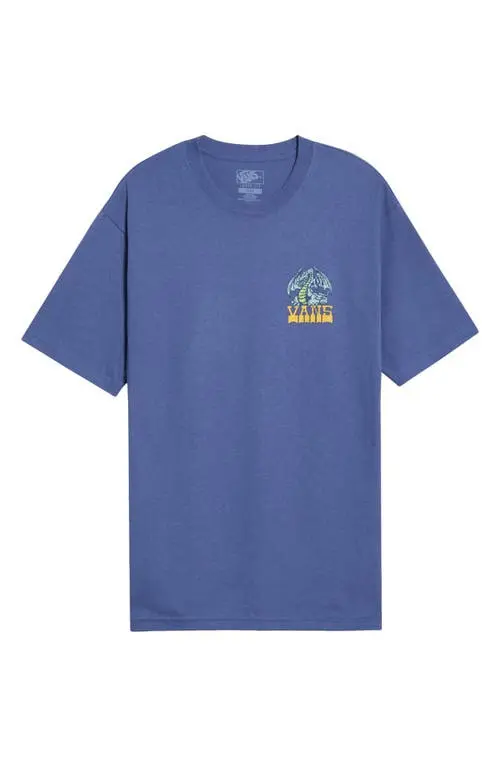 VANS Living Legend Cotton Graphic T-shirt - True Navy