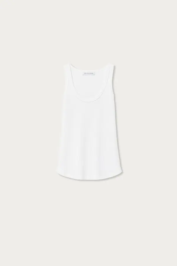 Iris Von Arnim Jersey Top - White