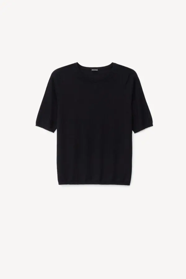 Iris Von Arnim Superfine Cashmere T-shirt - Navy