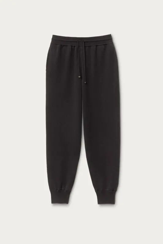 Iris Von Arnim Merino Trousers - Anthra/platinum