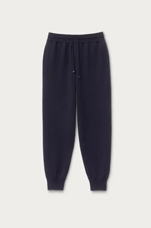 Iris Von Arnim Merino Trousers - Midnigth/blu