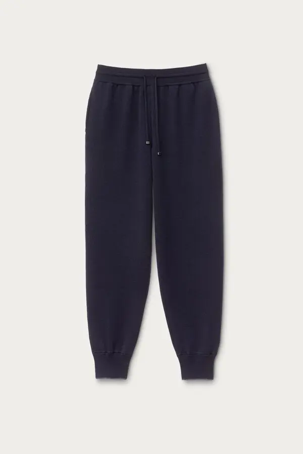 Iris Von Arnim Merino Trousers - Midnigth/blu