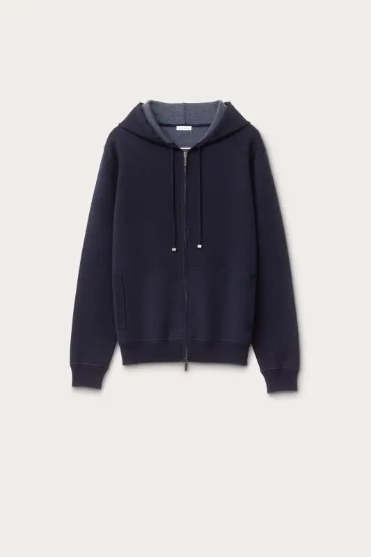 Iris Von Arnim Merino Sweater - Midnigth/blu