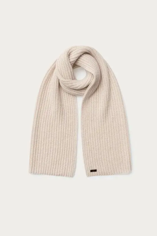 Iris Von Arnim Stonewashed Cashmere Scarf - Alabaster