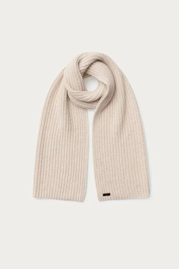 Iris Von Arnim Stonewashed Cashmere Scarf - Alabaster
