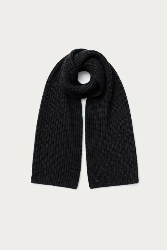 Iris Von Arnim Stonewashed Cashmere Scarf - Navy