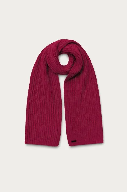 Iris Von Arnim Stonewashed Cashmere Scarf - Ruby Sw