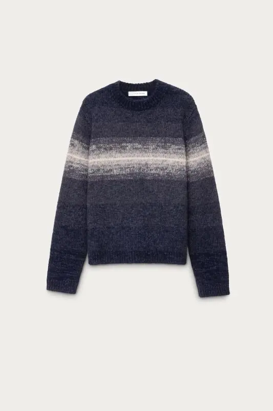 Iris Von Arnim Cashmere-silk Sweater - Midnight/alabaster