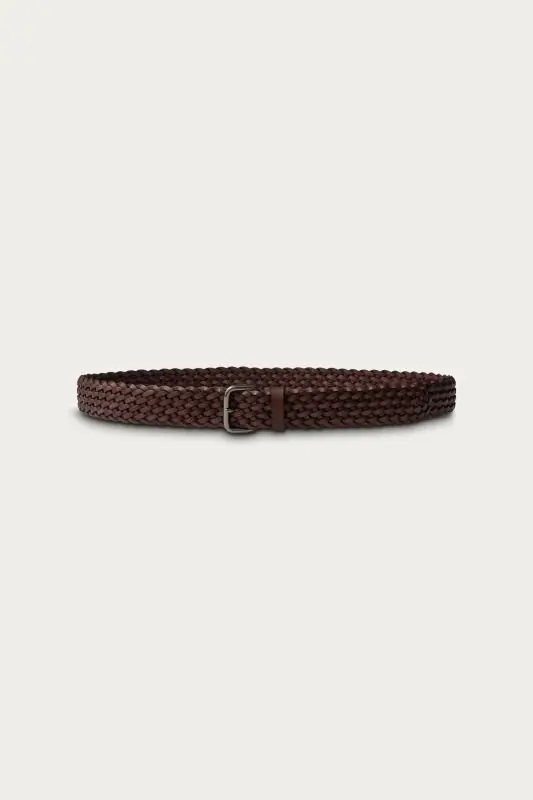 Iris Von Arnim Leather Belt - Chocolate