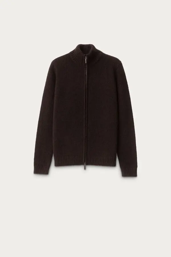 Iris Von Arnim Cashmere-silk Cardigan - Chocolate