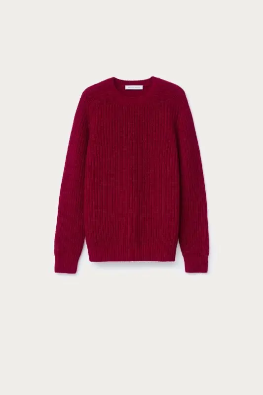 Iris Von Arnim Cashmere Sweater - Ruby