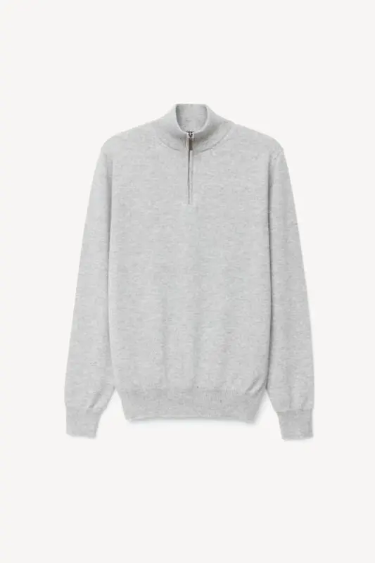 Iris Von Arnim Cashmere Sweater - Silver