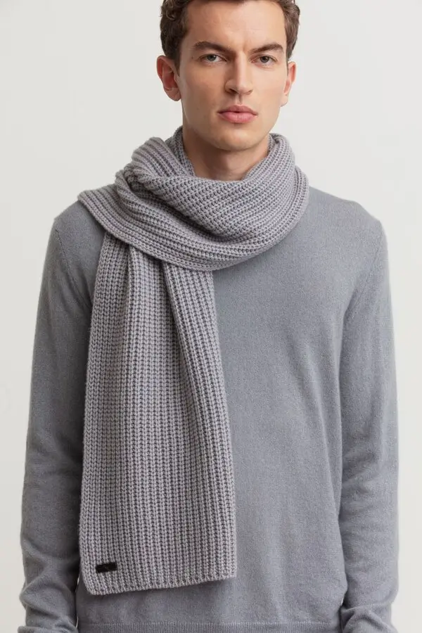 Iris Von Arnim Cashmere Scarf - Chrome Sw