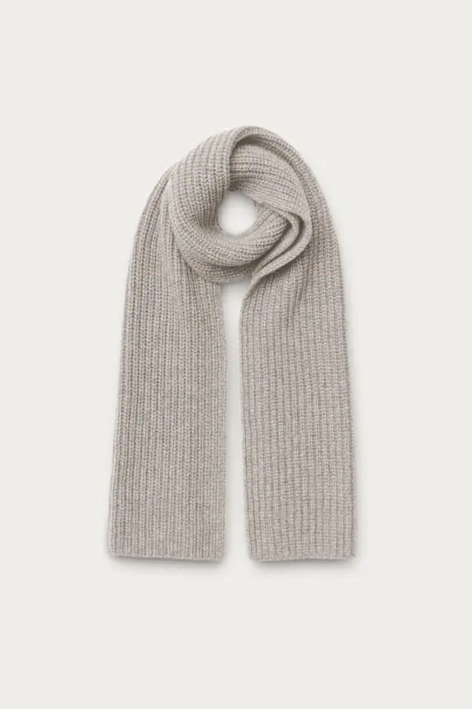 Iris Von Arnim Cashmere Scarf - Pebble
