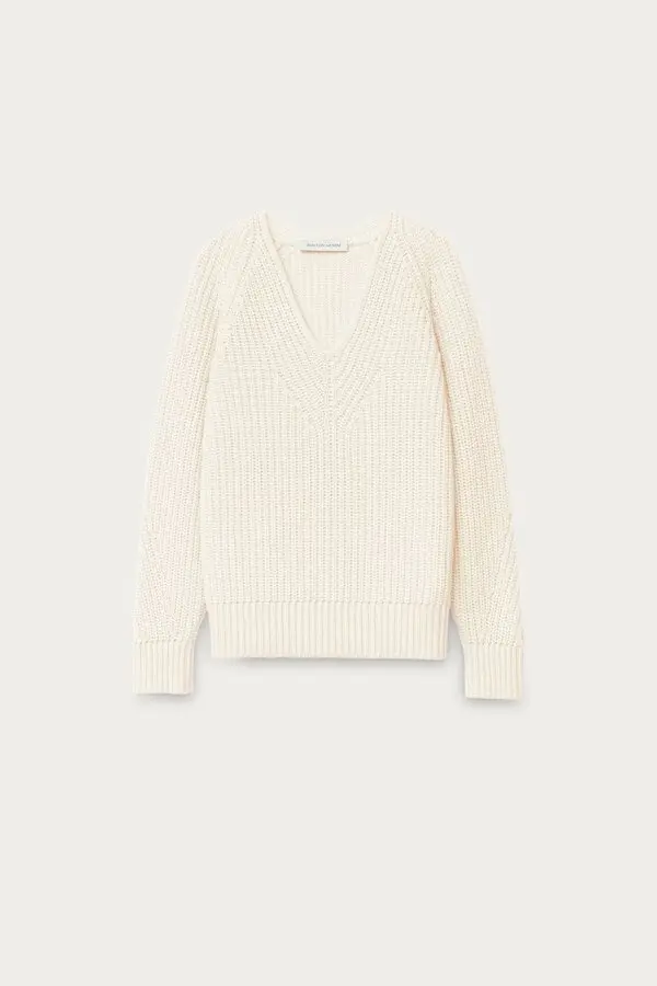 Iris Von Arnim Cashmere Sweater - Ecru