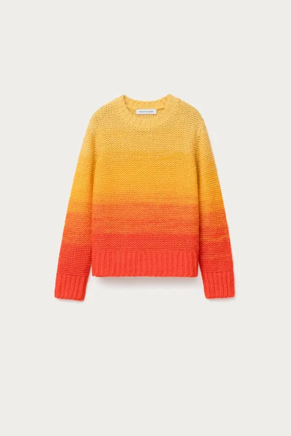 Iris Von Arnim Cashmere-silk Sweater - Chili/soleil