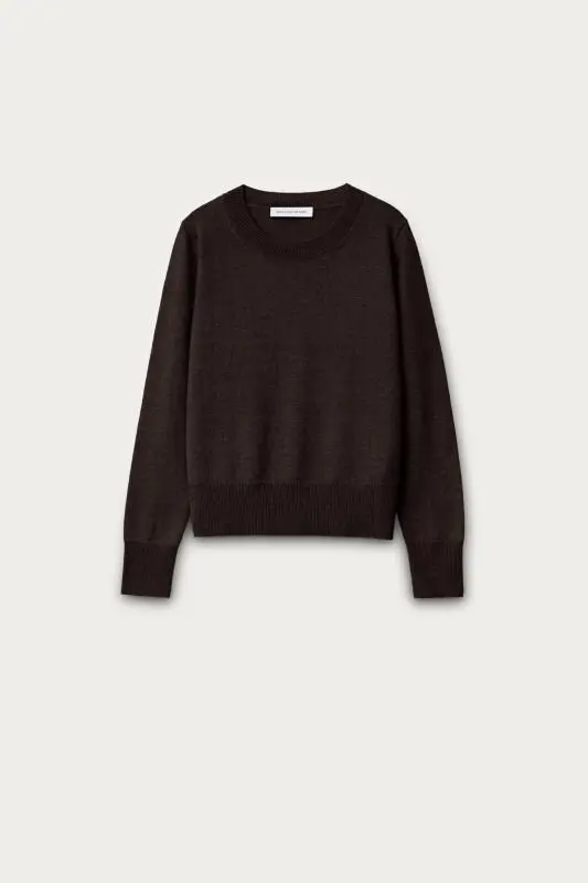 Iris Von Arnim Cashmere-silk Sweater - Chocolate