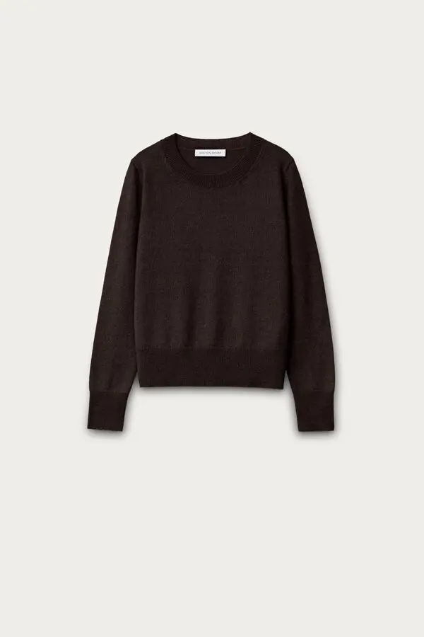 Iris Von Arnim Cashmere-silk Sweater - Chocolate