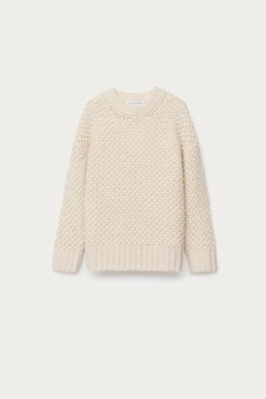 Iris Von Arnim Cashmere-silk Sweater - Ecru