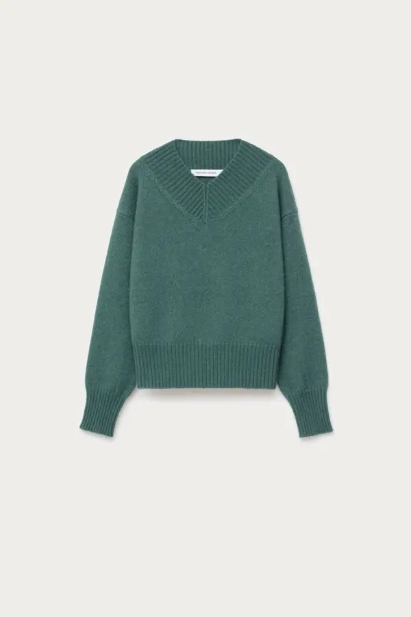 Iris Von Arnim Cashmere-silk Sweater - Fern