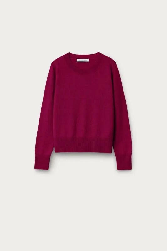 Iris Von Arnim Cashmere-silk Sweater - Ruby