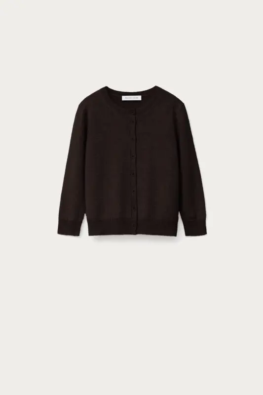 Iris Von Arnim Cashmere-silk Twinset - Chocolate