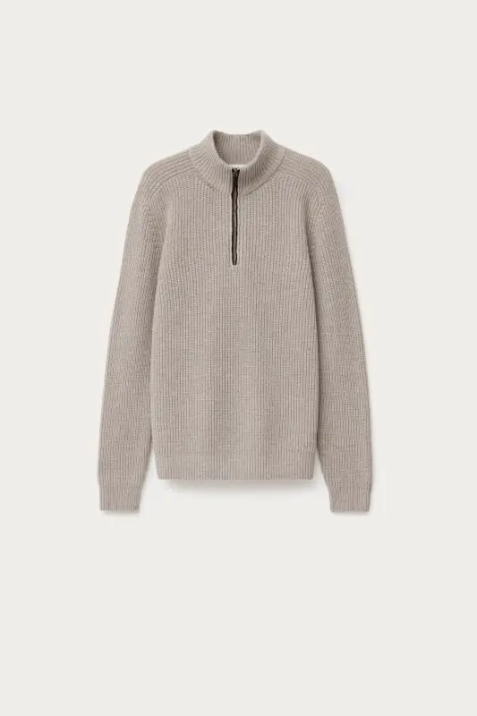Iris Von Arnim Cashmere Troyer - Pebble