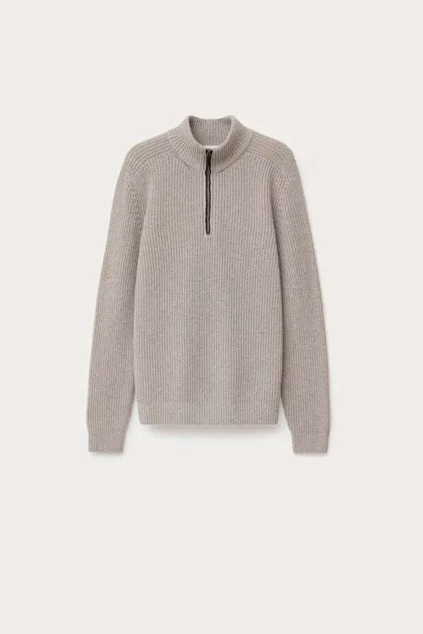 Iris Von Arnim Cashmere Troyer - Pebble