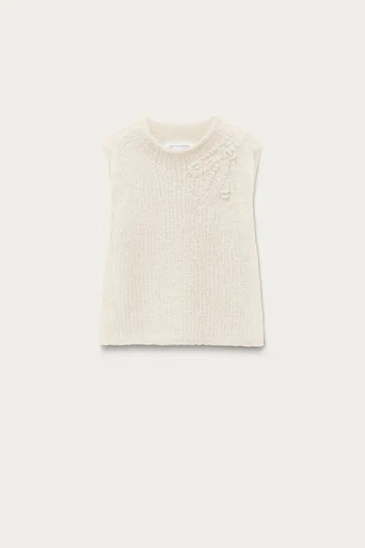 Iris Von Arnim Cashmere-silk Top - Ecru