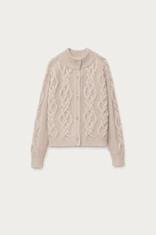 Iris Von Arnim Cashmere Cardigan - Alabaster
