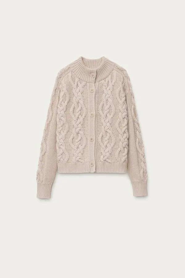 Iris Von Arnim Cashmere Cardigan - Alabaster