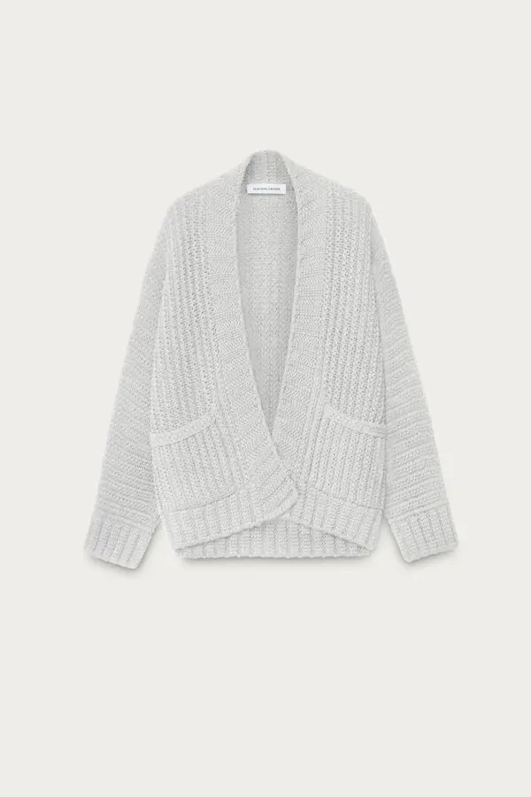 Iris Von Arnim Cashmere Cardigan - Chalk
