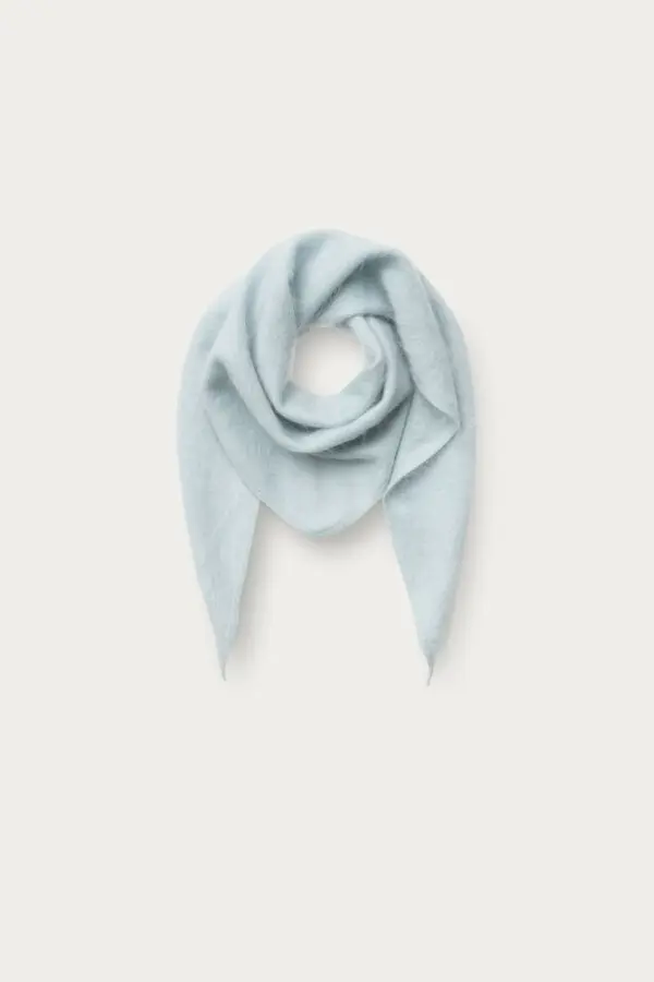Iris Von Arnim Brushed Cashmere Scarf - Glacier