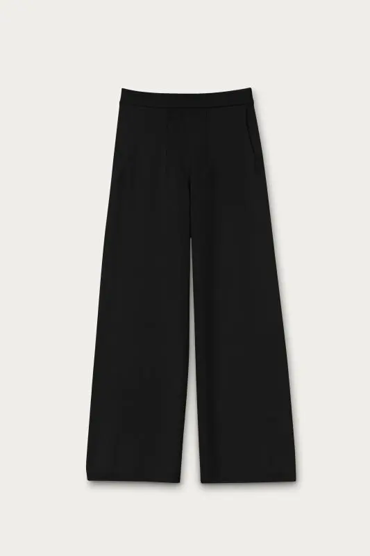 Iris Von Arnim Cashmere-silk Trousers - Black