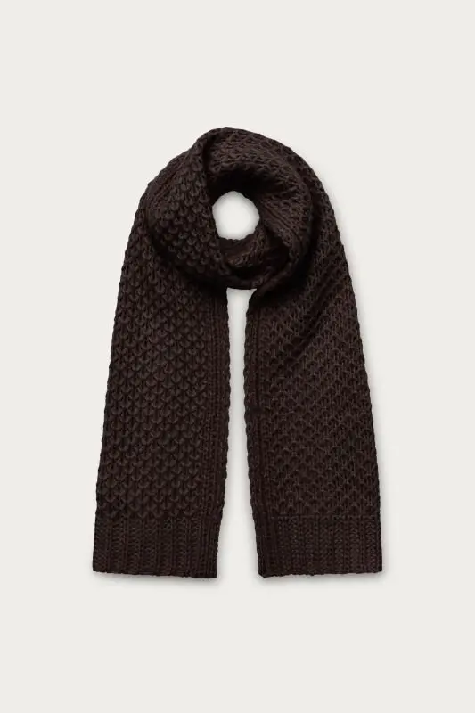 Iris Von Arnim Cashmere-silk Scarf - Chocolate