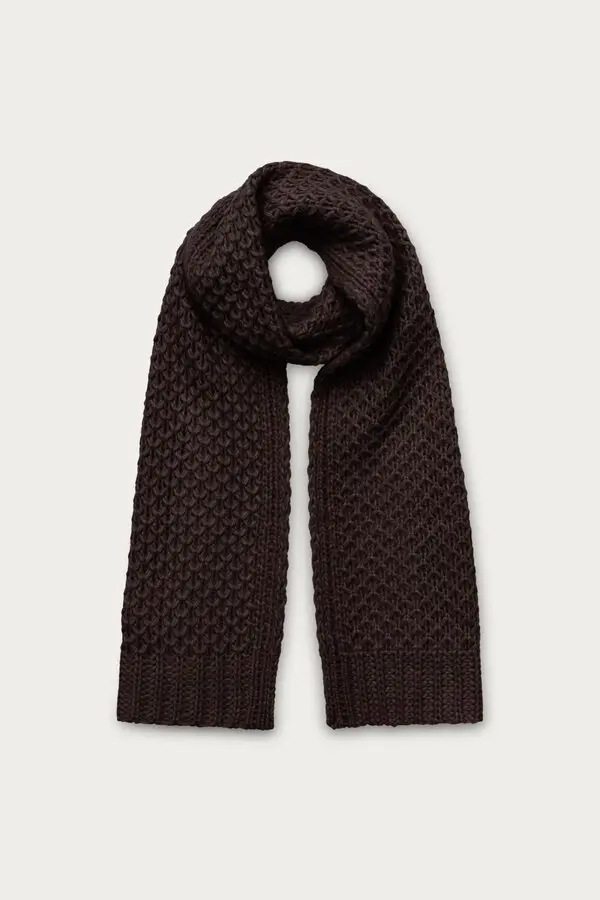 Iris Von Arnim Cashmere-silk Scarf - Chocolate