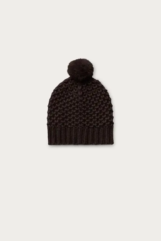 Iris Von Arnim Cashmere-silk Hat - Chocolate