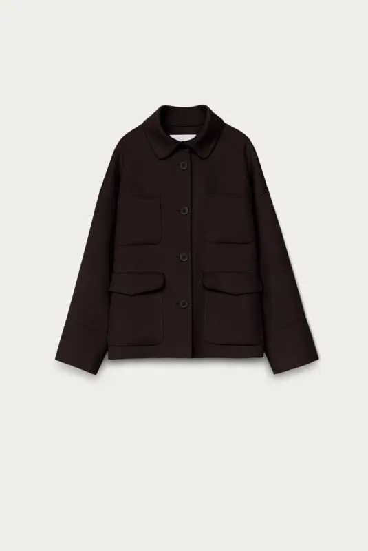 Iris Von Arnim Doubleface Jacket - Chocolate