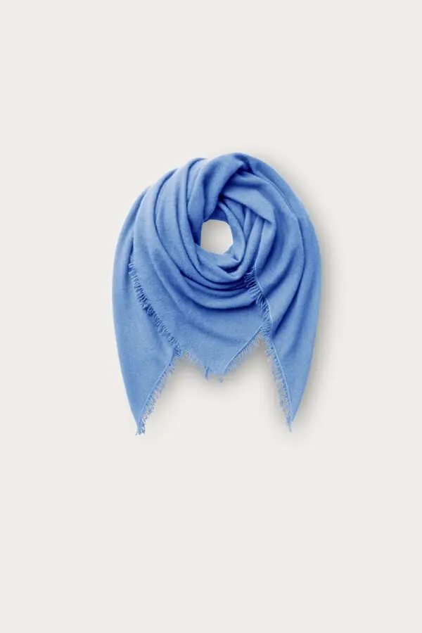 Iris Von Arnim Cashmere Scarf - Azur