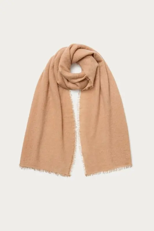 Iris Von Arnim Cashmere Scarf - Camel