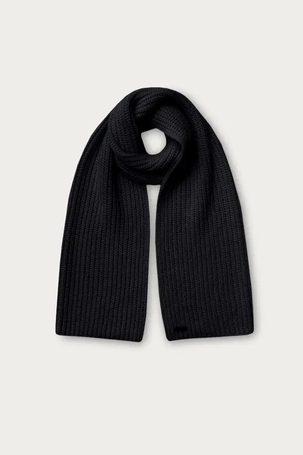 Iris Von Arnim Cashmere Scarf - Navy