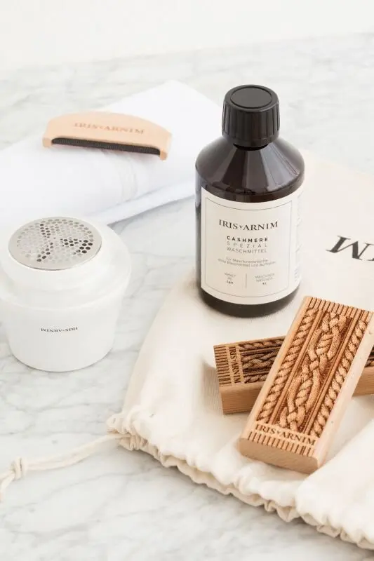 Iris Von Arnim Cashmere Care Set Big - Ecru