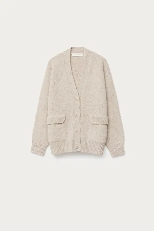 Iris Von Arnim Wool-cashmere Cardigan - Alabaster