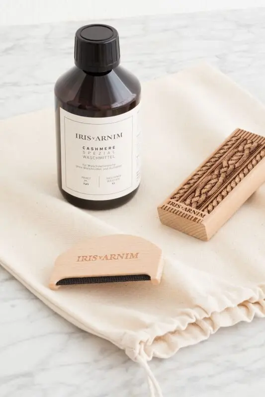 Iris Von Arnim Cashmere Care Set Small - Ecru