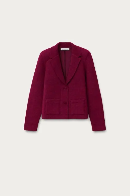 Iris Von Arnim Cashmere-silk Blazer - Ruby